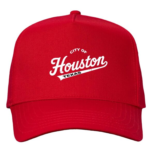 Accessories | Mens City Of Houston Texas Baseball Cap Hat Red | Poshmark